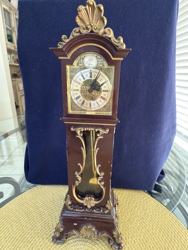 Vintage German SCHMID 8 day windup granfdather clock with pendulum ...