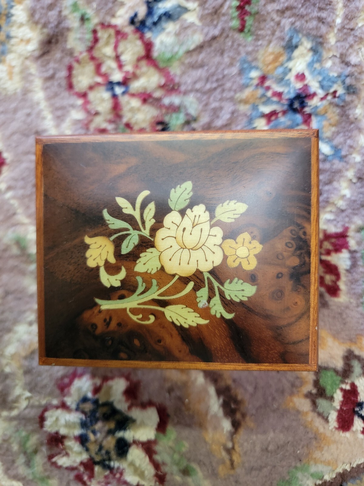 Notturno Intarsio Wooden Jewelry Trinket Box | eBay