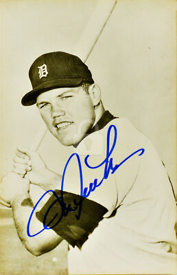 Tigers Bill Freehan Baseball Player Signed RPPC Photo Postcard Copy | eBay