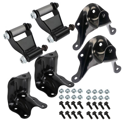 1983-1997 Ford Ranger Mazda Rear & Front Leaf Spring Shackle Bracket ...
