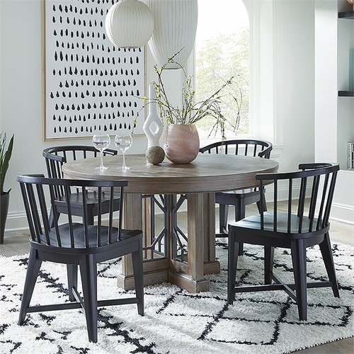 Parker House Sundance Dining 54" Round Dining Table in Sandstone Brown ...