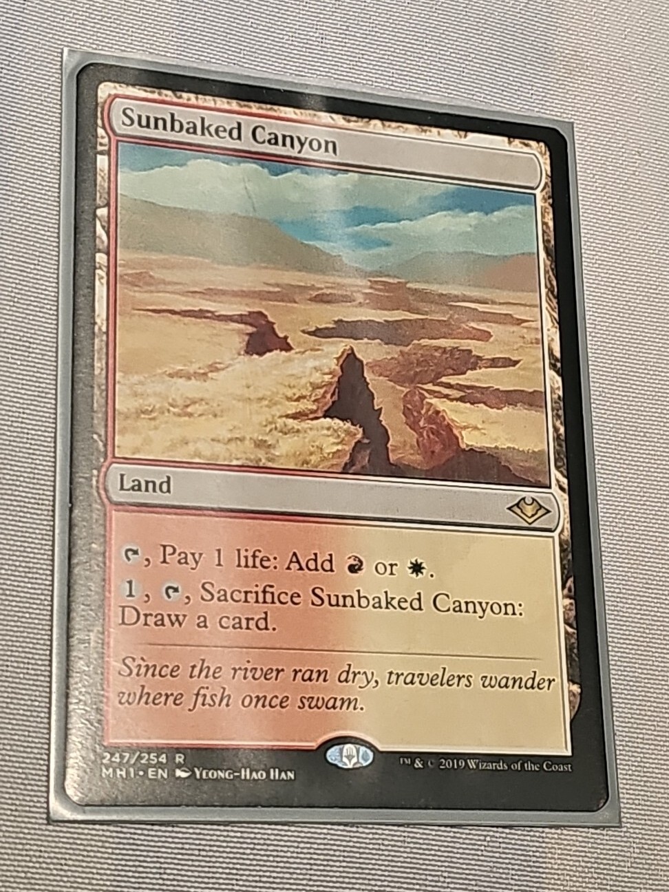 Sunbaked Canyon Modern Horizons Magic mtg NM-Mint, English x1 free ...
