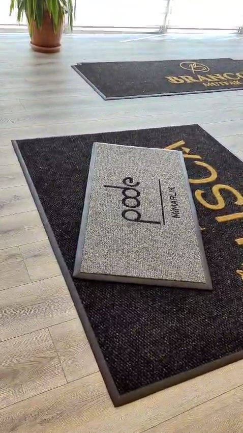 Your Brand Logo Mat, Custom Business Logo Mat, Personalized Corporate ...