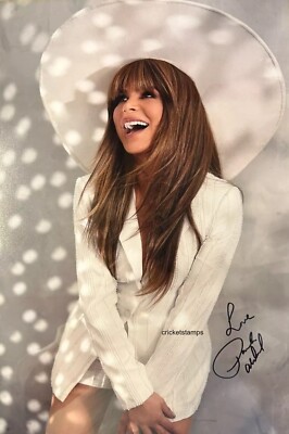 PAULA ABDUL AMERICAN SINGER DANCER REPRINT SIGNED PHOTO A4 SIZE 8"X11 ...
