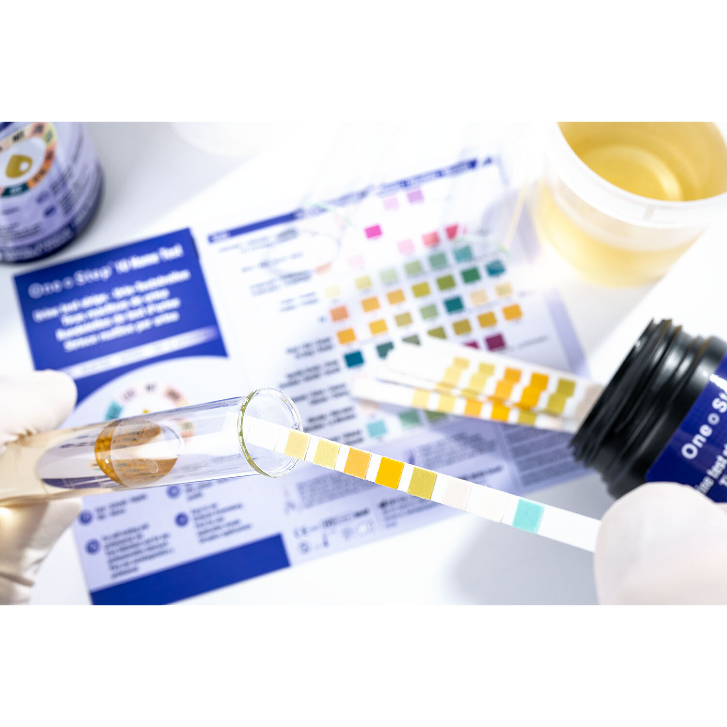 100 x Urine Test Strips 10 Parameter Urinalysis Multi Sticks + Sample ...