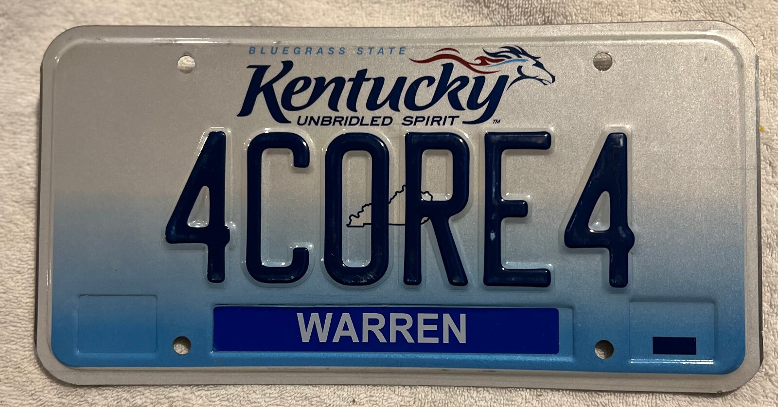 LICENSE PLATES KENTUCKY VANITY 4 CORE 4 | eBay