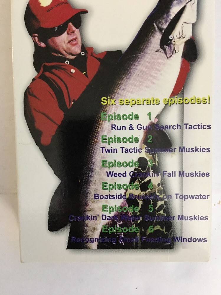 Joe Bucher Musky Collection Series 2 VHS-TESTED-RARE VINTAGE ...