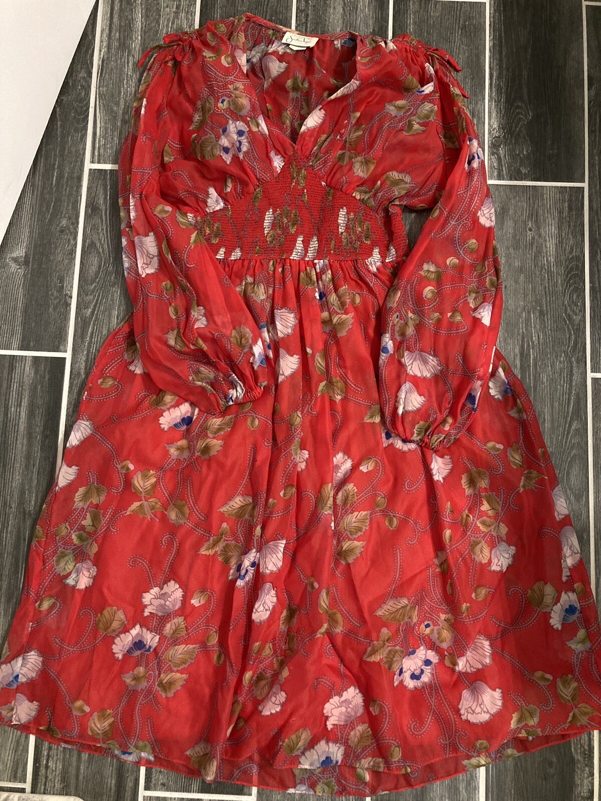 Vintage Jonathan Logan 1960s 1970s Boho Floral Cottag… - Gem