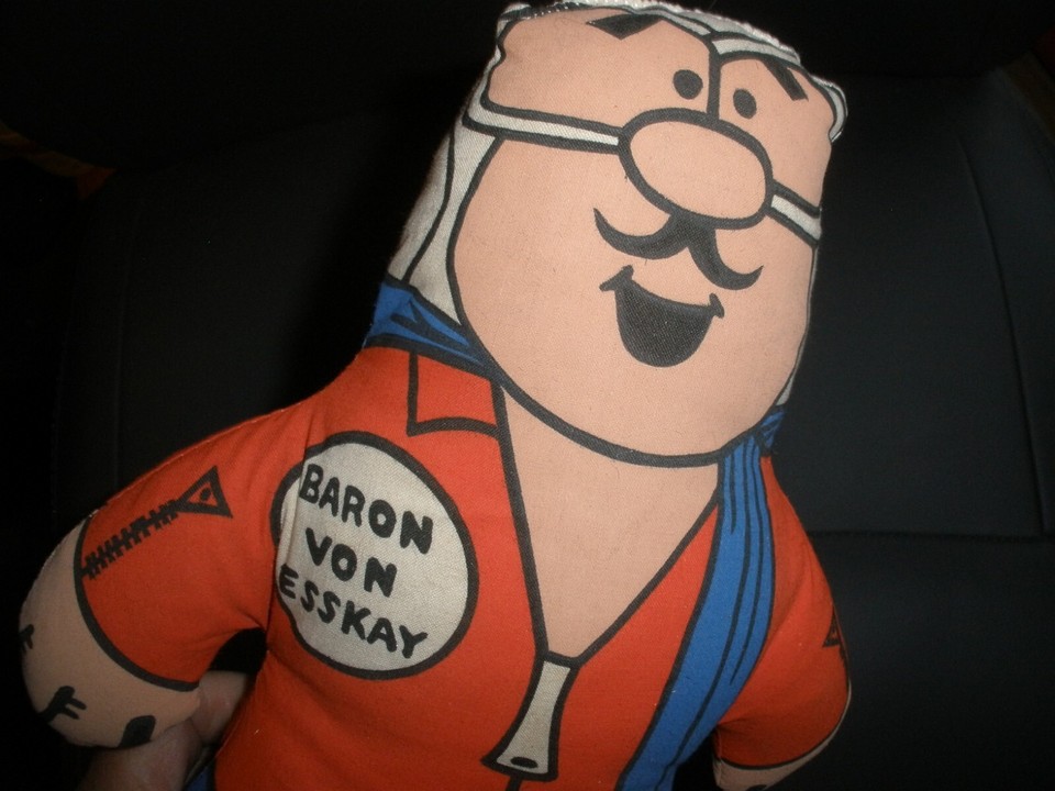 Baron Von Esskay Plush 11" Premium Advertising (P26) | eBay