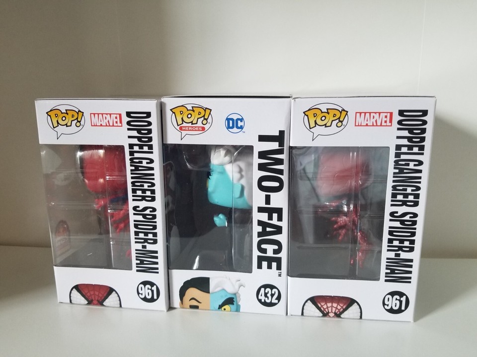 Funko Pop! Doppelganger Metallic Two Face Funko Pop L A Comic Con ...