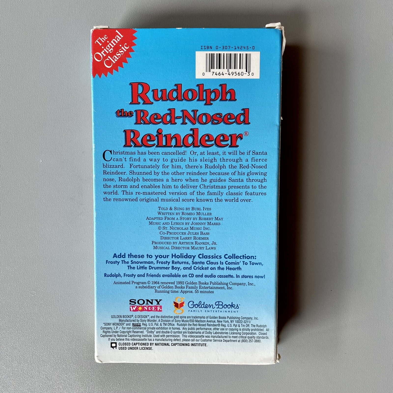 Rudolph the Red-Nosed Reindeer (VHS, 1999) Christmas Classic Children's ...