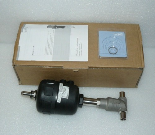 Burkert 2712-B-9/16-SS Pneumatic 2-Way Globe Control Valve 3/4" Weld ...