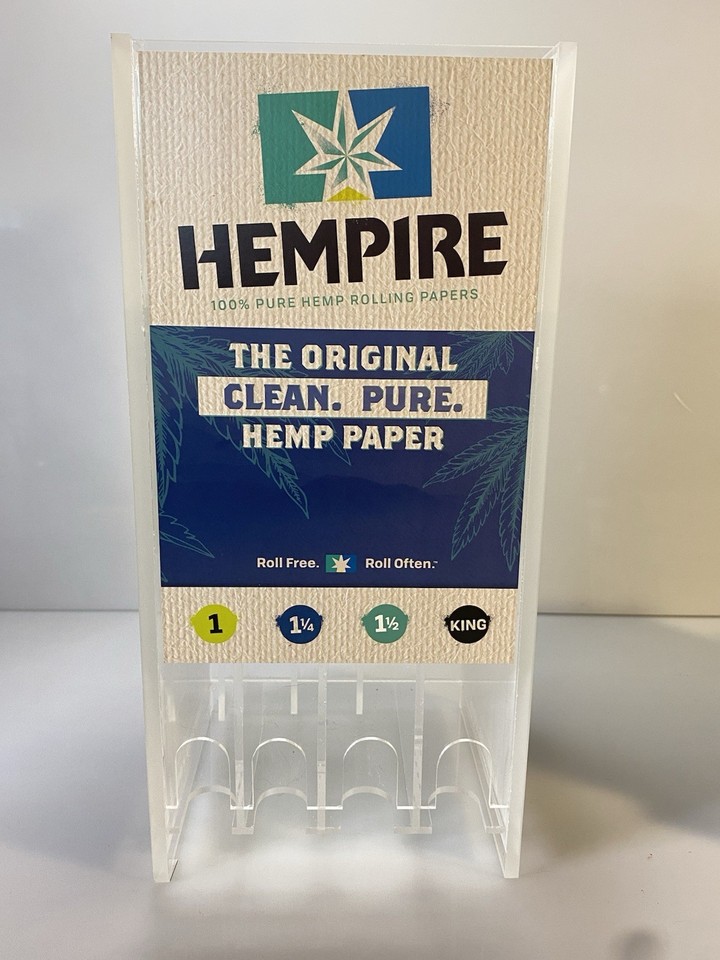 Hempire Rolling Papers & Case Pure Hemp Multi Size Cigarette Paper (122 ...