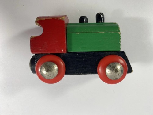 BRIO 33610 Classic Engine Green, Red & Black Car Sweden Train Toy | eBay