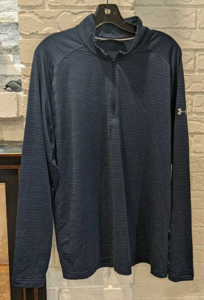 Under Armour Loose Men's 1/4 Zip Pullover Sweater Jacket Sz LG | eBay