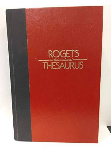 Roget's International Thesaurus (Harper Colophon Books) - Hardcover ...