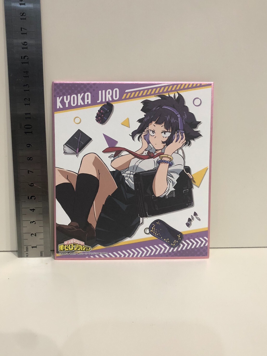 POMMOP My hero academia Kyoka Jiro 13 cm Shikishi card mini toy ...