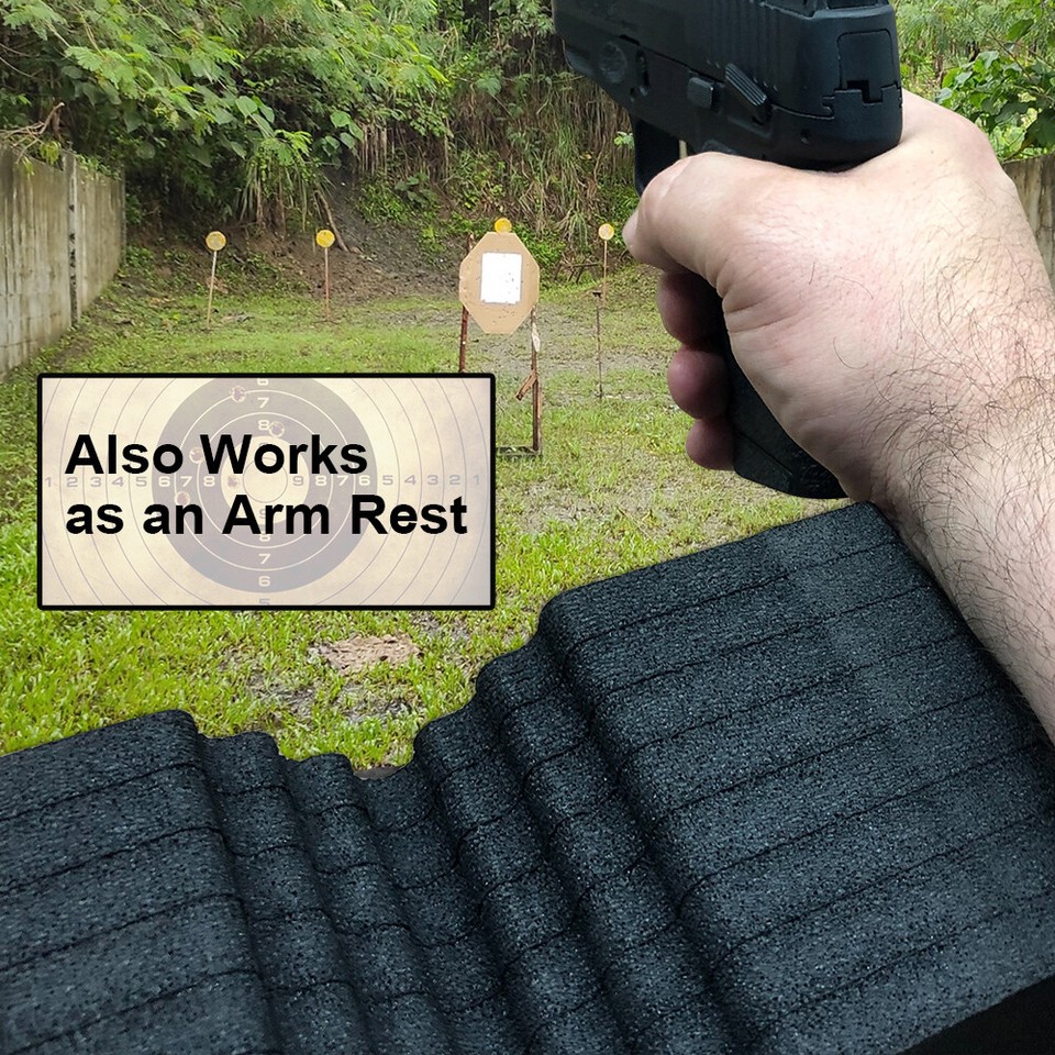 2PCS Shooting Bench Rests Gun Rifle Holder Waterproof Foam Heavy Duty ...