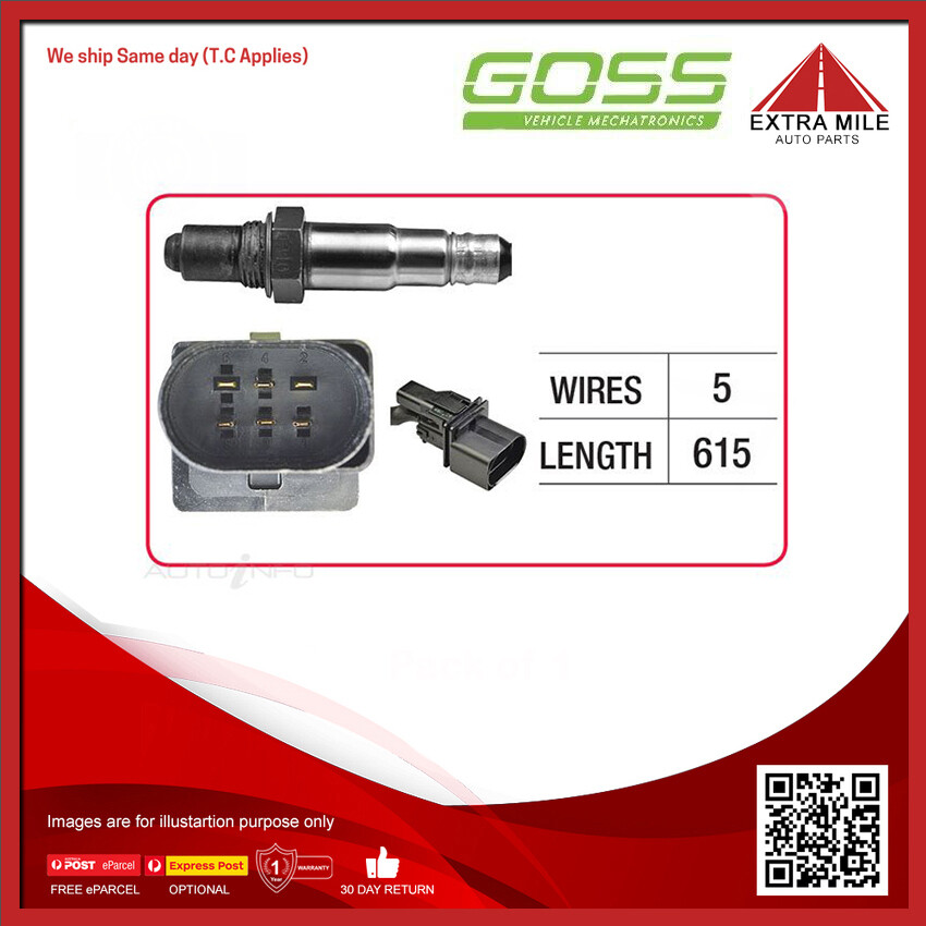 Goss Oxygen Sensor Pre-Catalytic For BMW 318i E46 2.0L N42B20, N46B20A ...