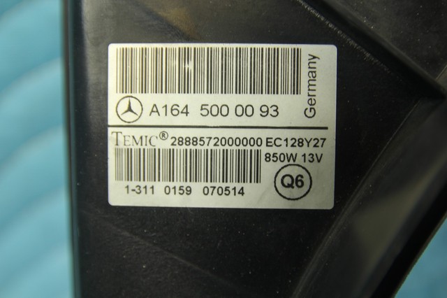 Genuine Engine Cooling Fan Assembly 1645000093 for Mercedes-Benz MB for ...