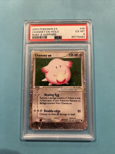 Pokémon TCG | Chansey ex 96/109 | EX Ruby & Sapphire | Holo Ultra Rare ...