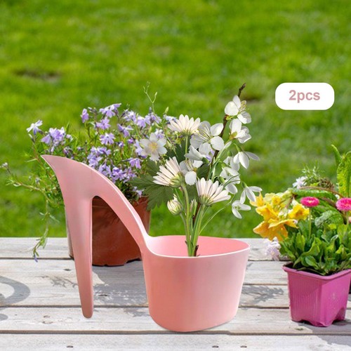 2Pcs Flowerpot High Heel Shape Craft Making Tool Lady Shoe Shape Flower ...