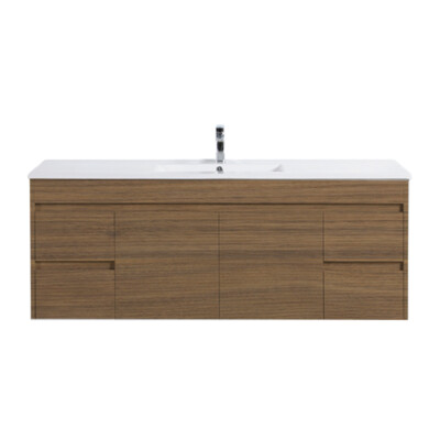 Local Made Vanity Notaio-Walnut-Ravine Wall Hung Vanity 1500*460*880mm ...