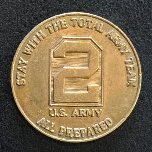 Second 2nd US Army Deputy Commanding General Vintage Challenge Coin | eBay