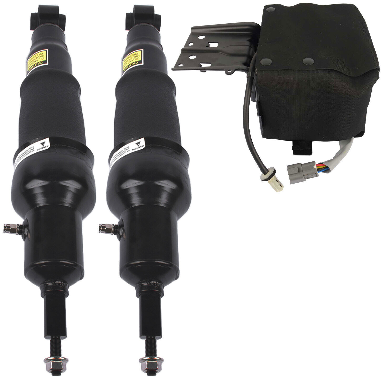 For Nissan Armada 2017-2020 Rear Air Suspension Shocks + Compressor ...