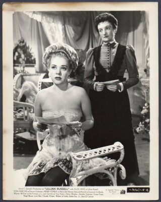 ALICE FAYE as Lillian Russell UNA O'CONNOR Vint Orig Photo busty ...
