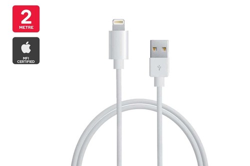 Lightning to USB Cable Certified by Apple MFi-Certified (2m), Kogan, | eBay