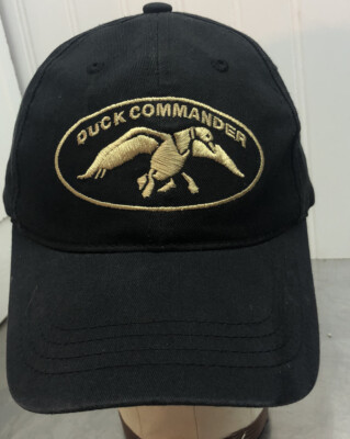 Duck Commander Baseball Hat Cap Black Gold Adjustable Flying Duck | eBay