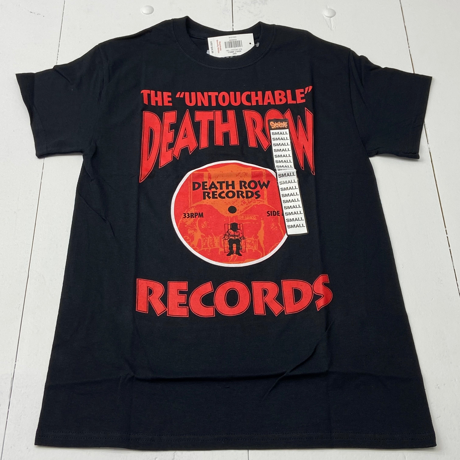 Death Row Records Black The Untouchable Graphic Short Sleeve T-Shirt Adult Size | eBay