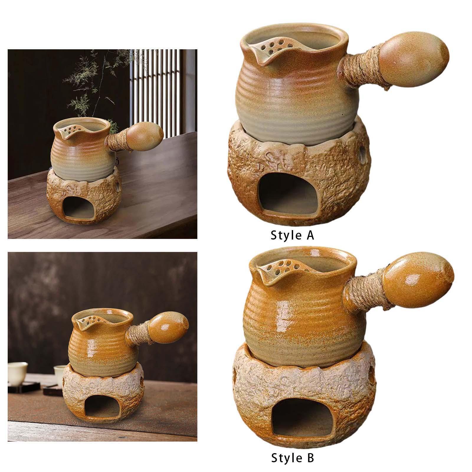 Outdoor Teapot with Base Small Boil Water Pot for Picnic Tea House ...