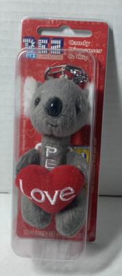 PEZ PETZ CUDDLE CUBS GREY KOALA KEY CHAIN (PEZ, 2009, OLD STORE STOCK ...