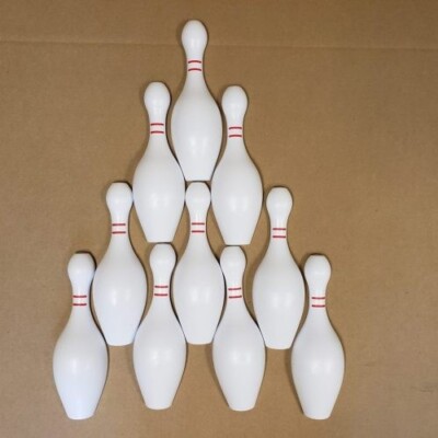 NEW Chicago Coin Ball Bowler/Bowling Machine Set of 10 Plastic Bowling ...