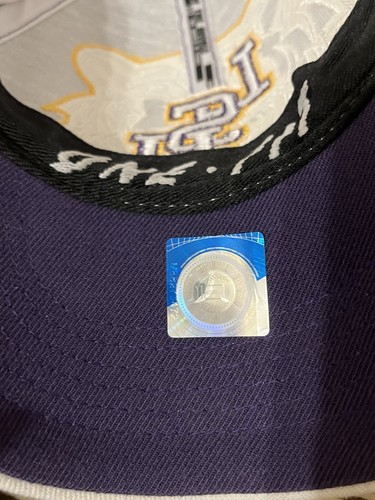 LSU Baseball Cap White W Purple - Cool Tiger Graphic . Top Of The World ...