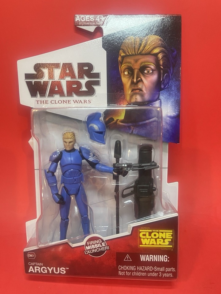 Star Wars Hasbro The Clone Wars Captain Argyus Senate Commando Guard ...
