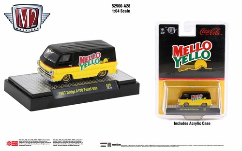 M2 Machines Coca-Cola Release A28 1967 Dodge A100 Panel Van Mello Yello ...