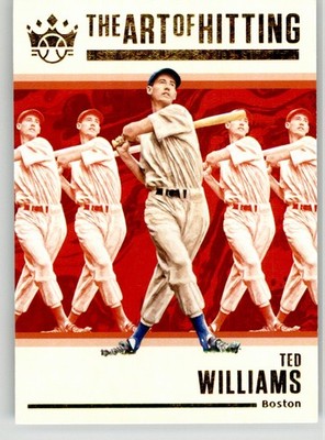 Ted Williams 2021 Panini Diamond Kings The Art of Hitting AOH-1 Boston ...