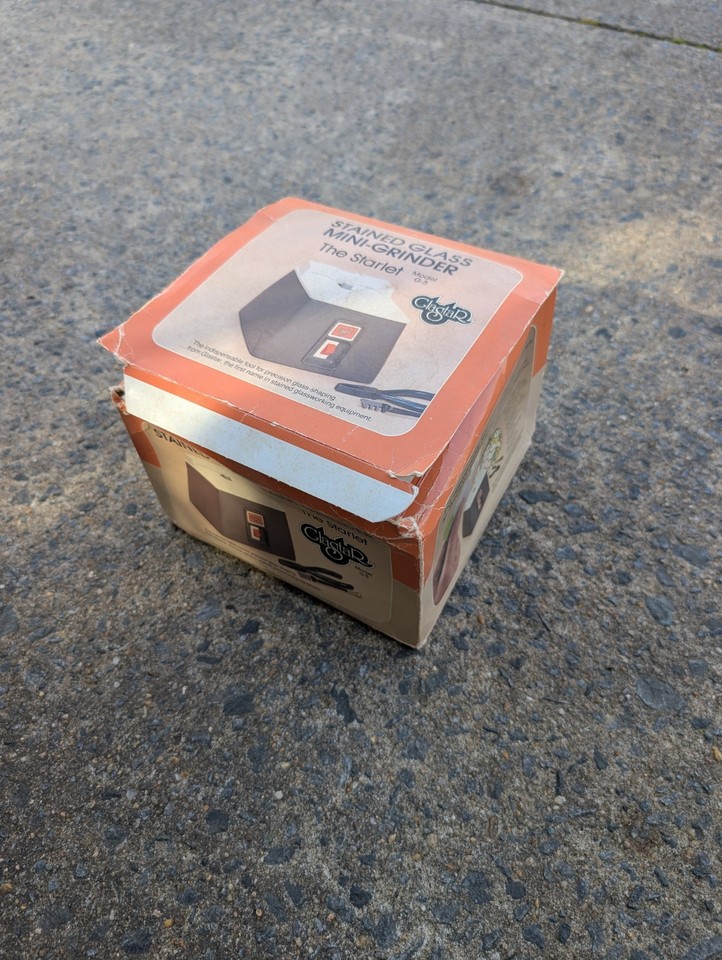 Glastar Stained Glass Mini-Grinder The Starlet Model G5 With Box Works ...