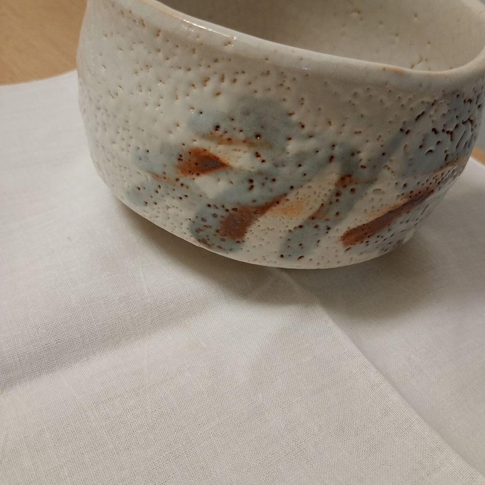 Shino tea bowl Mino ware tea ceremony Matcha tea bowl "Hide" | eBay