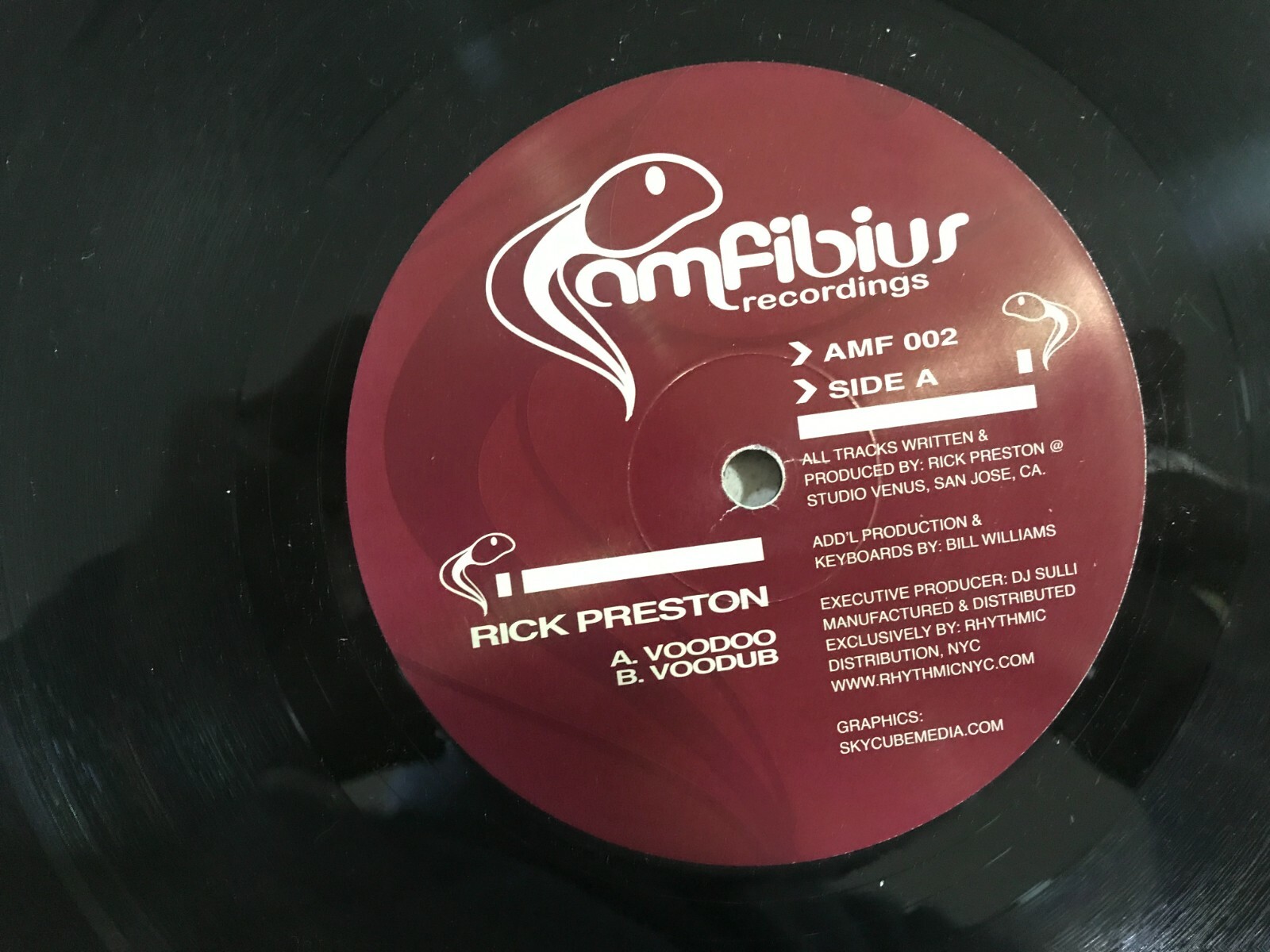 Rick Preston EP Vinyl Voodoo + Voodub Amfibus Recordings San Francisco ...
