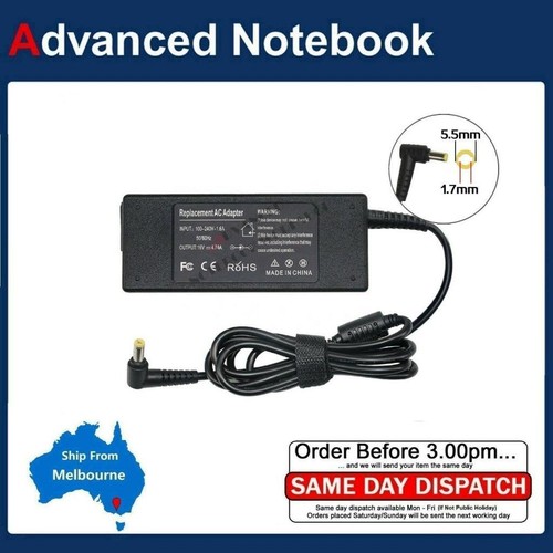 19V 4.74A Power Adapter Charger Acer Extensa 394, 393, 392, 391, 390 ...