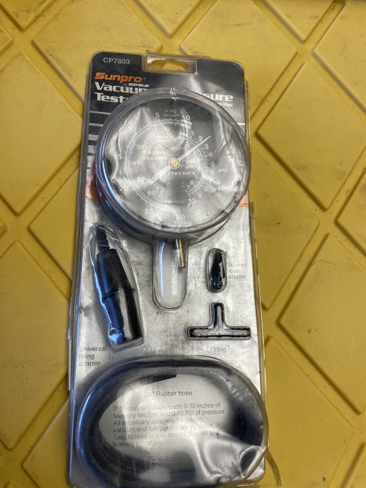 Sunpro By ACTRON III #CP7803 VACUUM & PRESSURE TESTER KIT | eBay