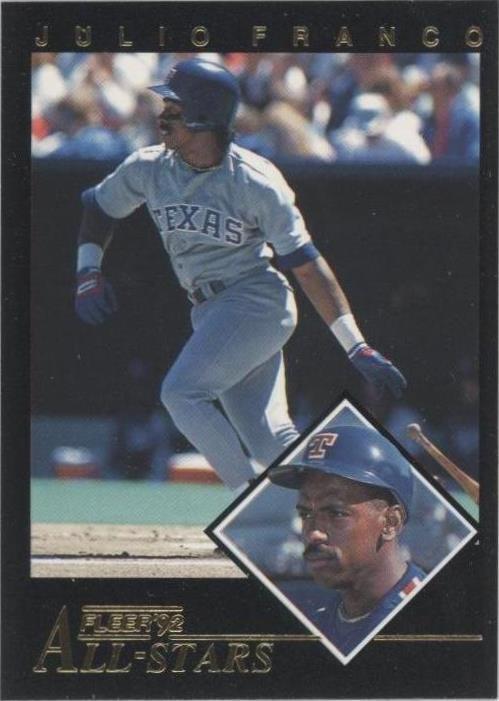 1992 Fleer - All-Stars Julio Franco #18 for sale online | eBay