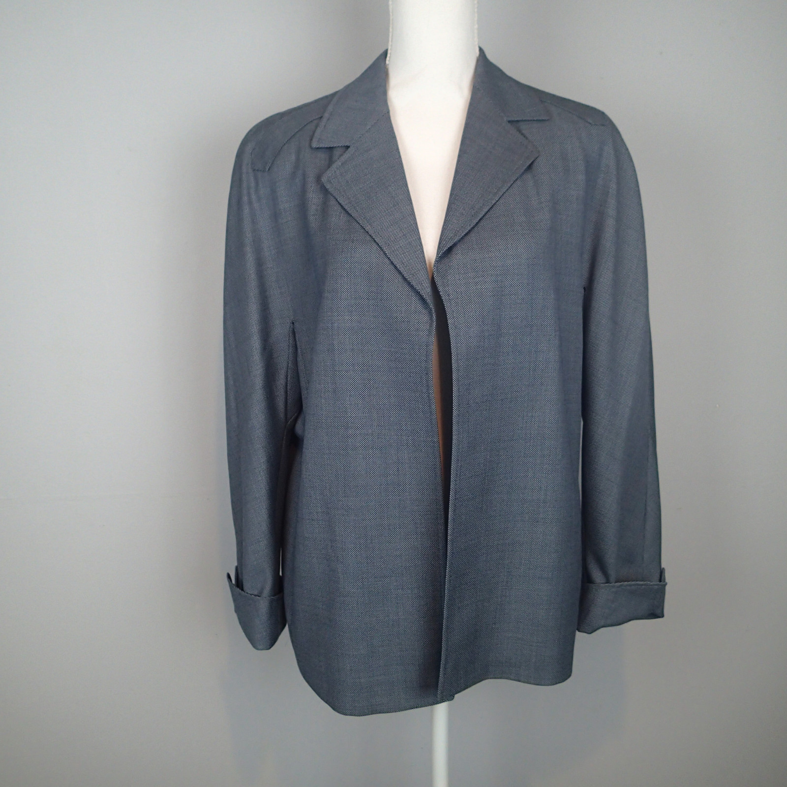 escada BLAZER SUIT Jacket,wool open front d9 - Gem
