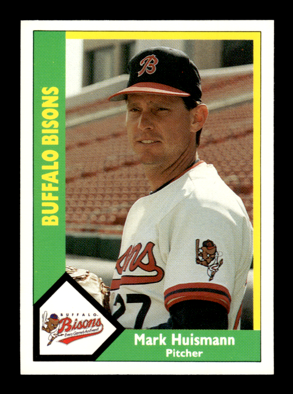 1990 CMC # 4 Mark Huismann Card (ML) Buffalo Bisons Pittsburgh Pirates ...