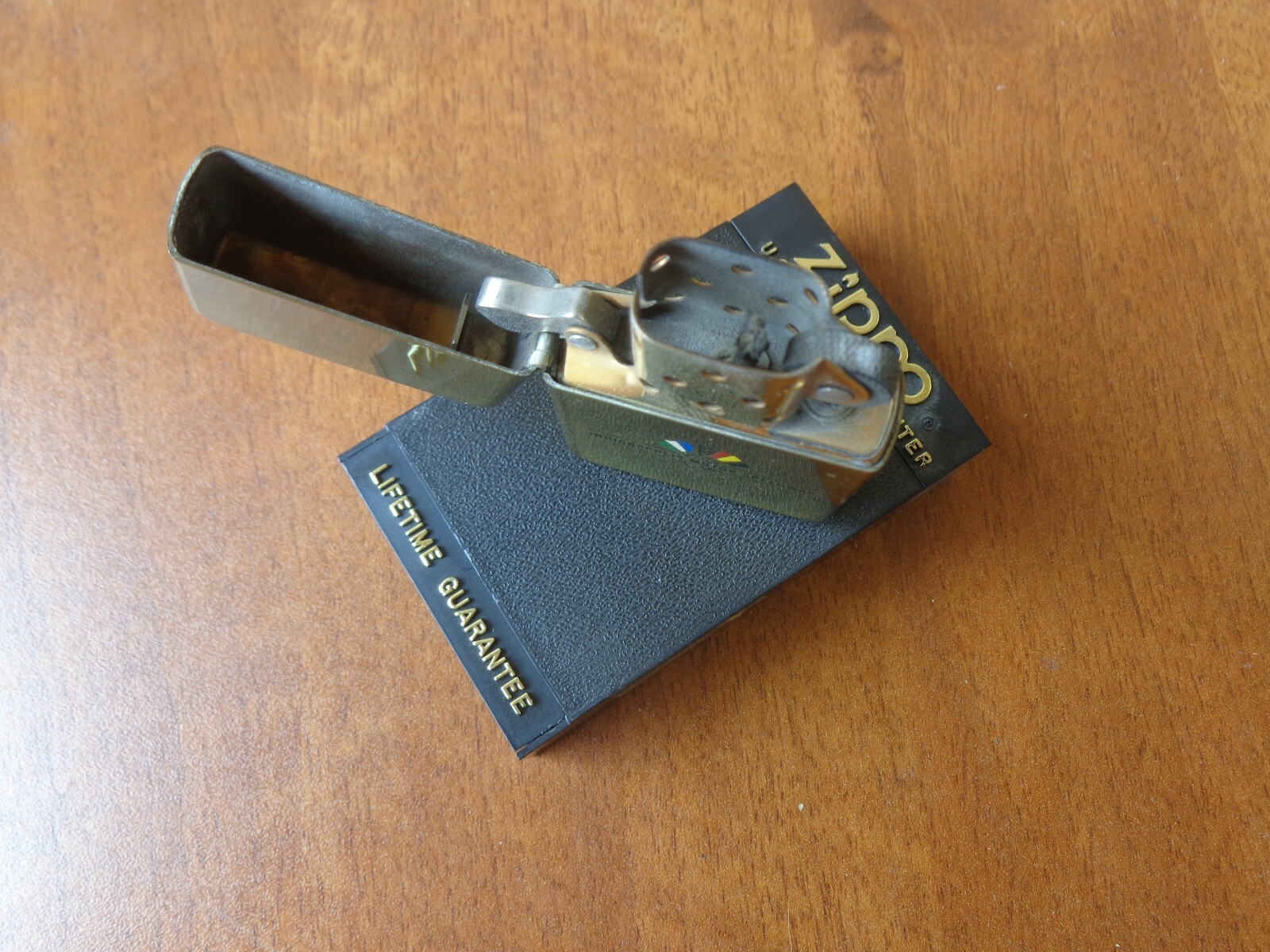 VTG VERY RARE 1994 BRASS ZIPPO LIGHTER INDIANAPOLIS 500 MOTOR SPEEDWAY ...