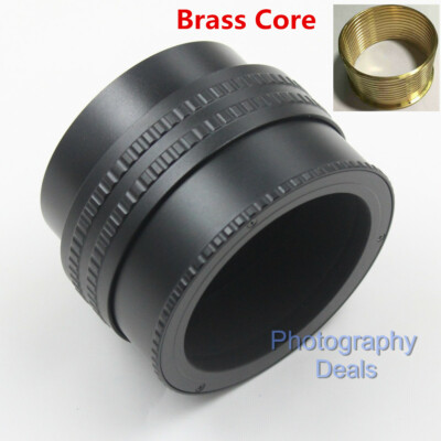 Brass M58 to M42 25mm-55mm Adjustable Focus Helicoid Adapter Macro ...